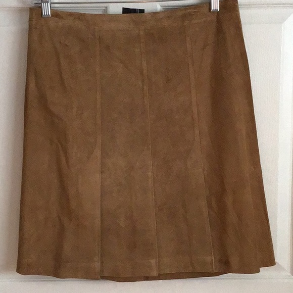 LOFT | Skirts | Take 5 Off List Price Ann Taylor Lofts Suede Skirt ...